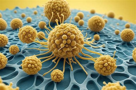 Premium Photo Virus Cells A Dangerous Bacterium In The Human Body On