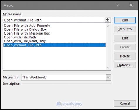 how to open workbook with variable name with excel vba