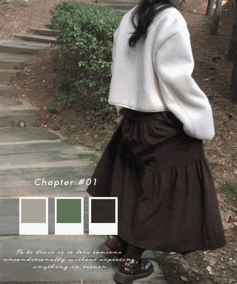 코듀로이🤎모리걸 빈티지 캉캉 롱스커트 레이스 밴딩 가을 겨울 봄 에스닉 히피 모리걸 치마 에이블리