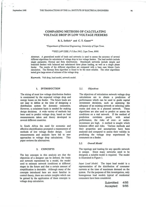 Electrical Maximum Demand Spreadsheet Regarding Pdf Comparing Methods Of Calculating Voltage