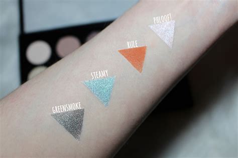 Gorgeous Single Eyeshadows By Mac Cosmetics Steamy Rule Phloof Greensmoke January Girl