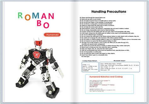 Learning Materials Romanbo Robots And Coding Products Robots And
