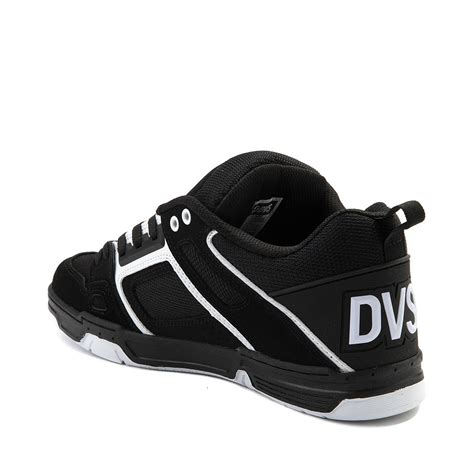 Mens Dvs Comanche Skate Shoe Black White Journeys