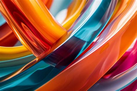 Premium Photo Closeup Of A Vibrant Multicolored Object