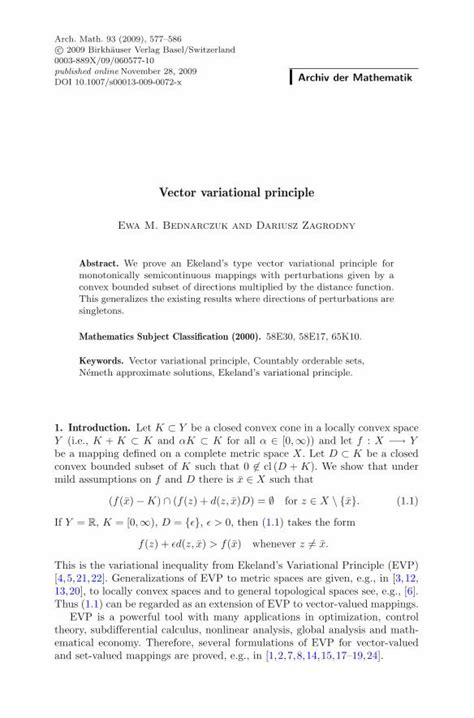 PDF Vector Variational Principle DOKUMEN TIPS