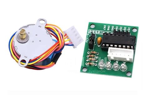 Шаговый двигатель 28byj 48 со встроенным редуктором драйвер — купить в Красноярске Состояние