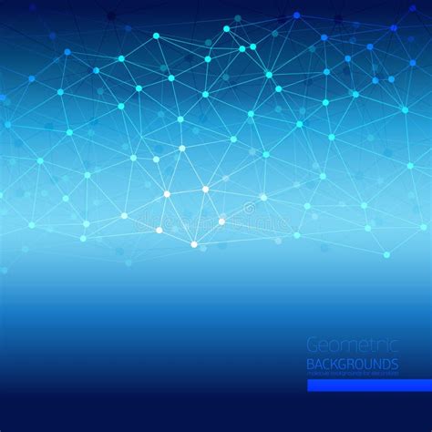 Connections Concept Vector Network Background For Business Presentation Eps10 Stock Vector