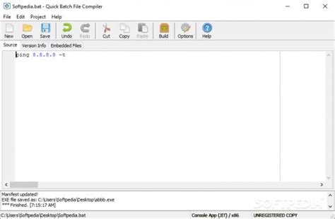 quick batch file compiler download softpedia