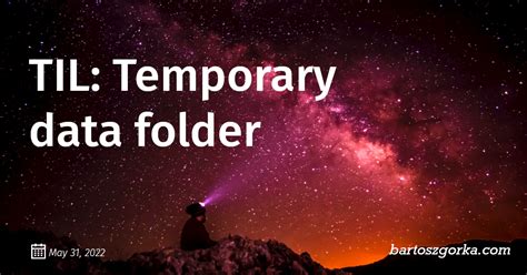 til temporary data folder bartosz górka