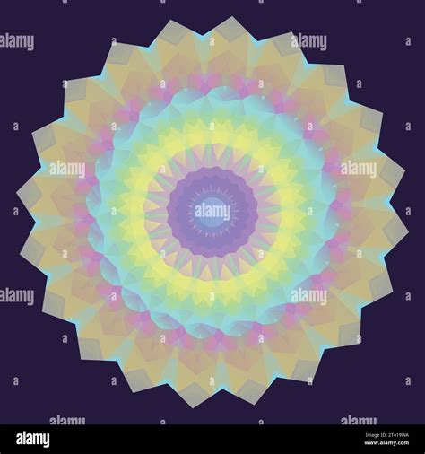 Round Iridescent Geometric Background Royalty Free Vector Stock Vector Image And Art Alamy
