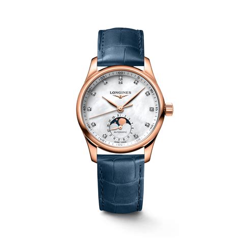 Longines Master Collection Moonphase Automatic 18 Karat Pink Gold