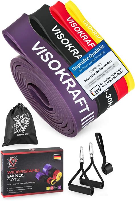 Widerstandsbänder Set Fitnessbänder Premium Widerstandsbänder Krafttraining Klimmzug Bänder