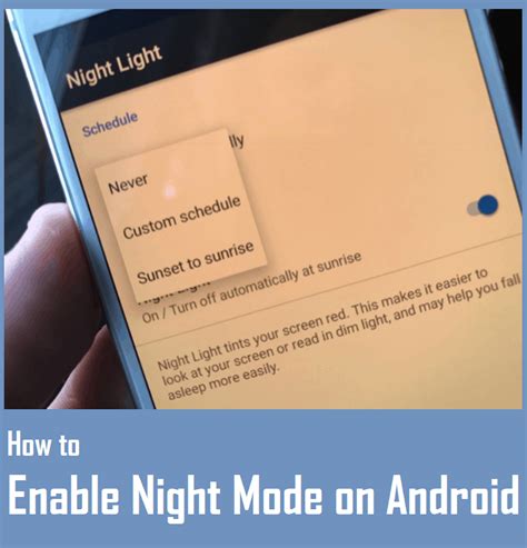 How To Enable Night Mode On Android Step By Step Guide