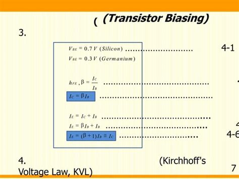 Transistor Bias Circuit Pptx