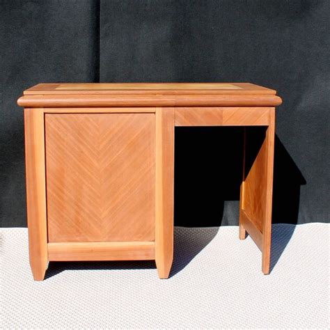Bureau Vintage En Bois Massif Et Placage De Sapelli Selency
