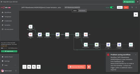 Bug No Node To Start The Workflow Questions N N