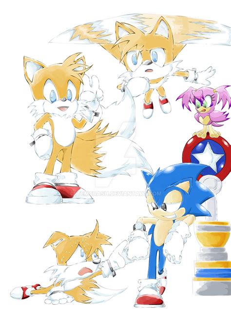 Tails Sketch By Itemcrash On Deviantart