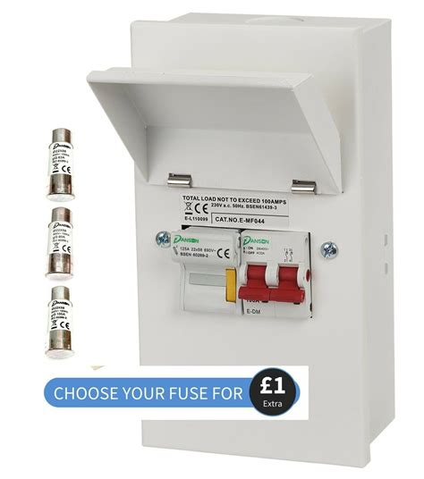 Metal Clad Fused Isolator Sub Main Switch Fuse Unit Single Phase 63a
