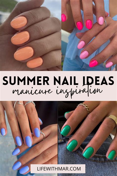 75 Summer Nail Ideas To Inspire Your Next Mani Summer Gel Nails