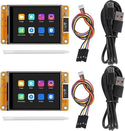 Melife 2pcs 28 Inch Esp32 Display Esp32 Module Esp32 2432s028r Wifibt Dual Core