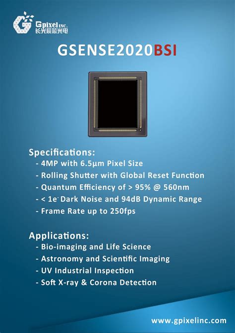 Image Sensors World Gpixel Announces 43mp Gs Sensor More