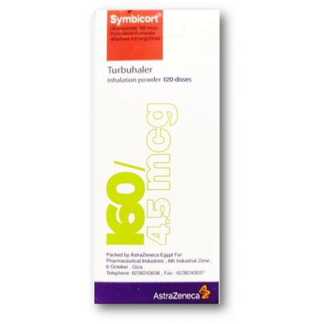 Symbicort 160 45 Mcgdose Inhalation Powder Budesonide