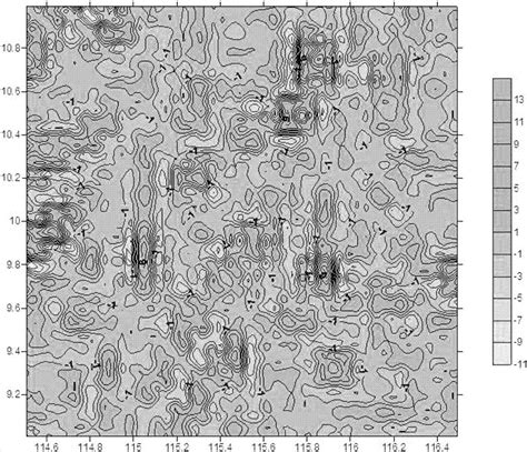 Shepard Interpolation Algorithm For Constructing Underwater Gravity Aided Navigation Background