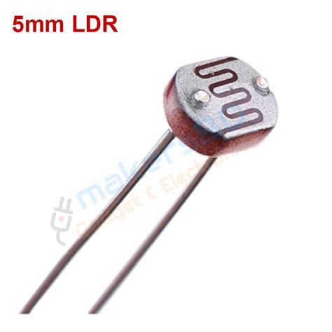 Ldr Sensor Light Dependent Resistor Sensor Small Size 5mm Makersbd