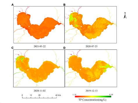 Remote Sensing Retrieval Results Of The Tp Concentrations In The Water