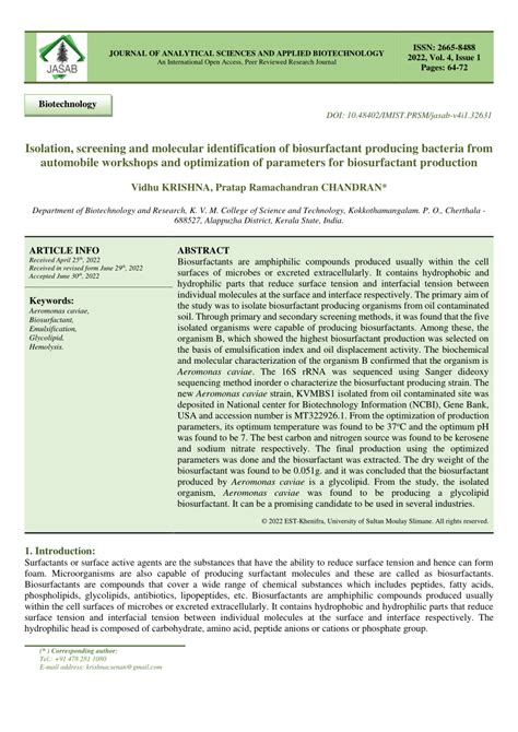 Pdf Isolation Screening And Molecular Identification Of