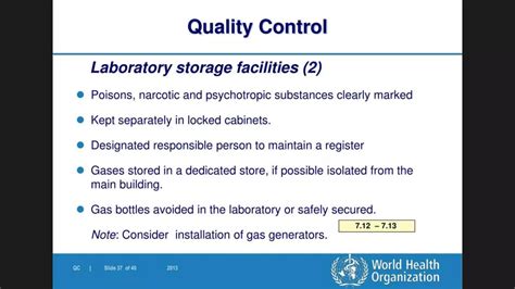 Good Practices For Pharmaceutical Quality Control Laboratories