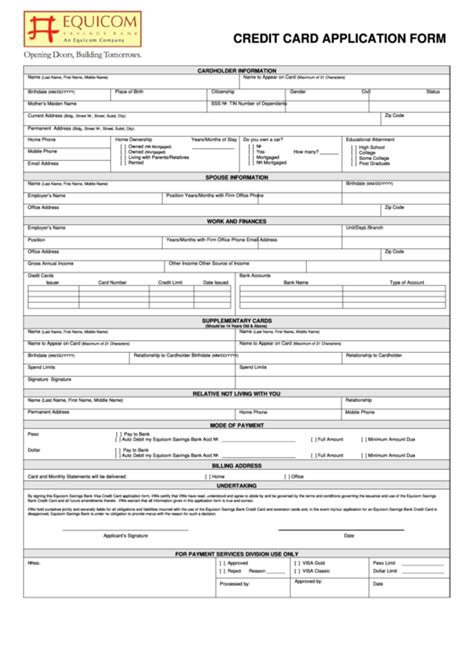Top Credit Card Processing Form Templates Free To Download In Pdf Format