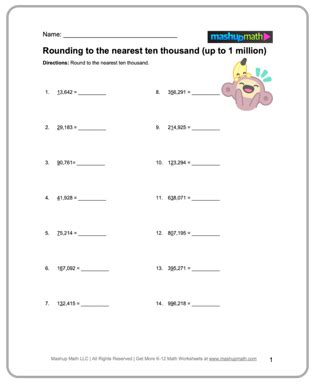 Free 5th Grade Math Worksheets—printable W Answers — Mashup Math