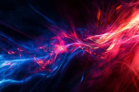 Abstract Wave Of Quantum Data Futuristic Light Streams Forming A Dynamic Motion Pattern Cyber