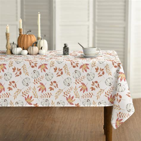 Horaldaily Fall Tablecloth 60x120 Inch Thanksgiving Autumn