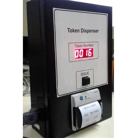 Token Dispenser Machine Thermal Rs Piece Global Systems Solutions ID