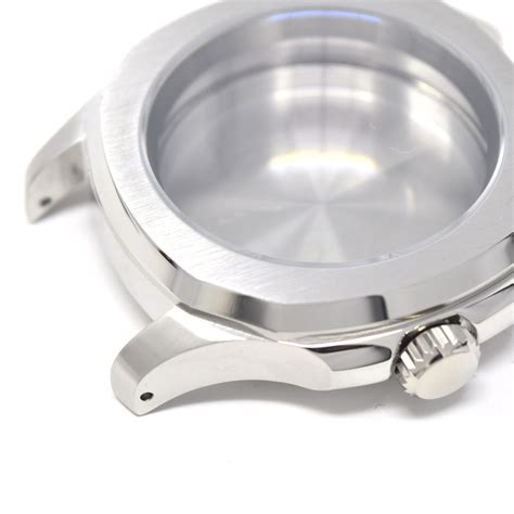 Nautilus Ap Style Skx007 Srpd Watch Case Set Ct721 Polished Brushed Blue Ar Crystaltimes