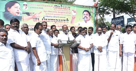 ``18 மாத திமுக ஆட்சியின் ஒரே சாதனை உதயநிதியை அமைச்சராக்கியதுதான் ஆர் பி உதயகுமார் R B