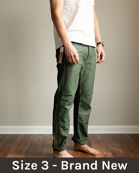 Worn Orslow Slim Fit Fatigue Pants Sizing Guide And Nine Month
