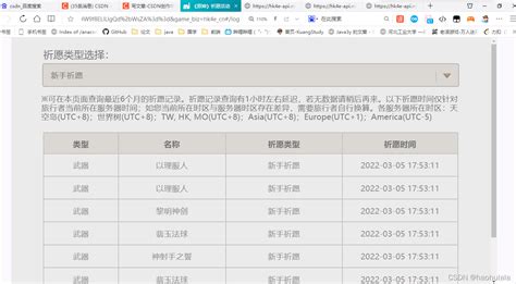 我用java分析了原神抽卡记录 Retcode0messageokdata Page1si Csdn博客