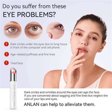 Ems Microcurrent Eye Beauty Device Anlan Remove Eye Bags And Wrinkles