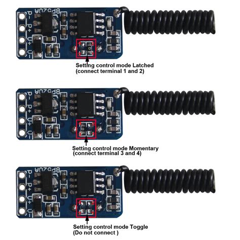 Mini 4~12v Input Output Remote Control Reveiver Transmitter Wireless