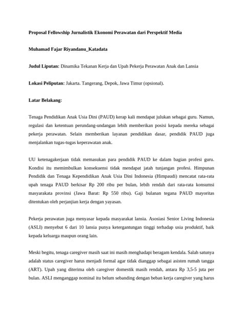 Usul Liputan Pekerja Perawatan Riyandanu Katadata Pdf