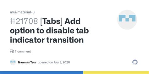 Tabs Add Option To Disable Tab Indicator Transition Issue Mui Material Ui Github