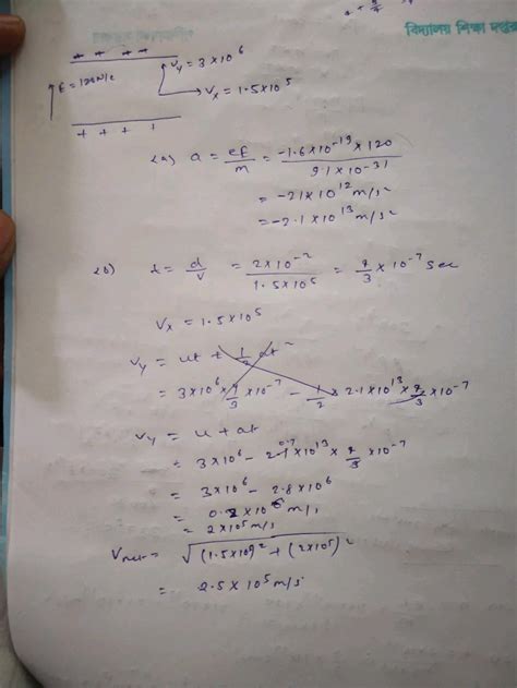U Vuun Viajeuwry 21 At Some Instant The Velocity Components Of An