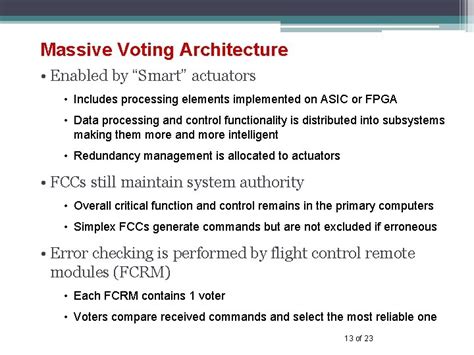 Distributed And Reconfigurable Architecture For Flight Control System