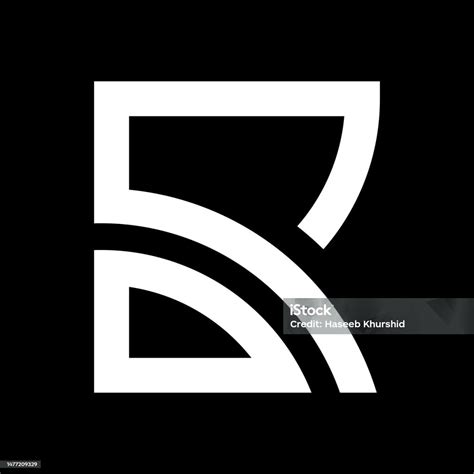 최소한의 Rd 로고 고급 배경에 Dr 문자의 아이콘입니다 Rd 모노그램 이니셜을 기반으로 한 로고 아이디어 전문적인 다양한 문자