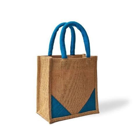 Eco Friendly Reusable Hand Made Medium Jute Tote Bag Sustainable Bag