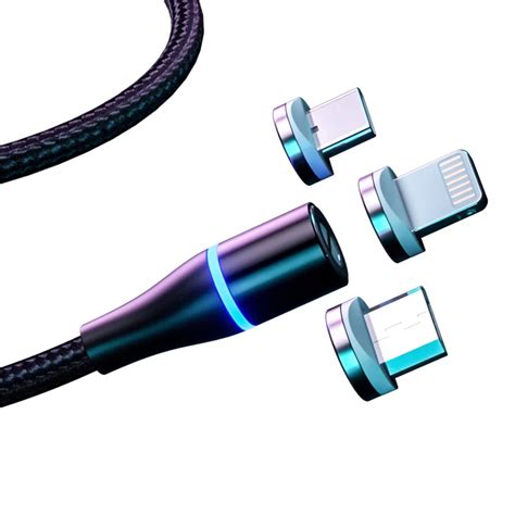 Teaegg Магнитный Micro Usb кабель для передачи данных для Iphone для Xiaomi для быстрой зарядки