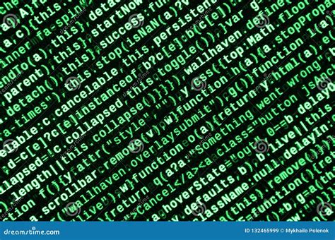 Computer Program Preview Programming Code Typing Stock Illustration